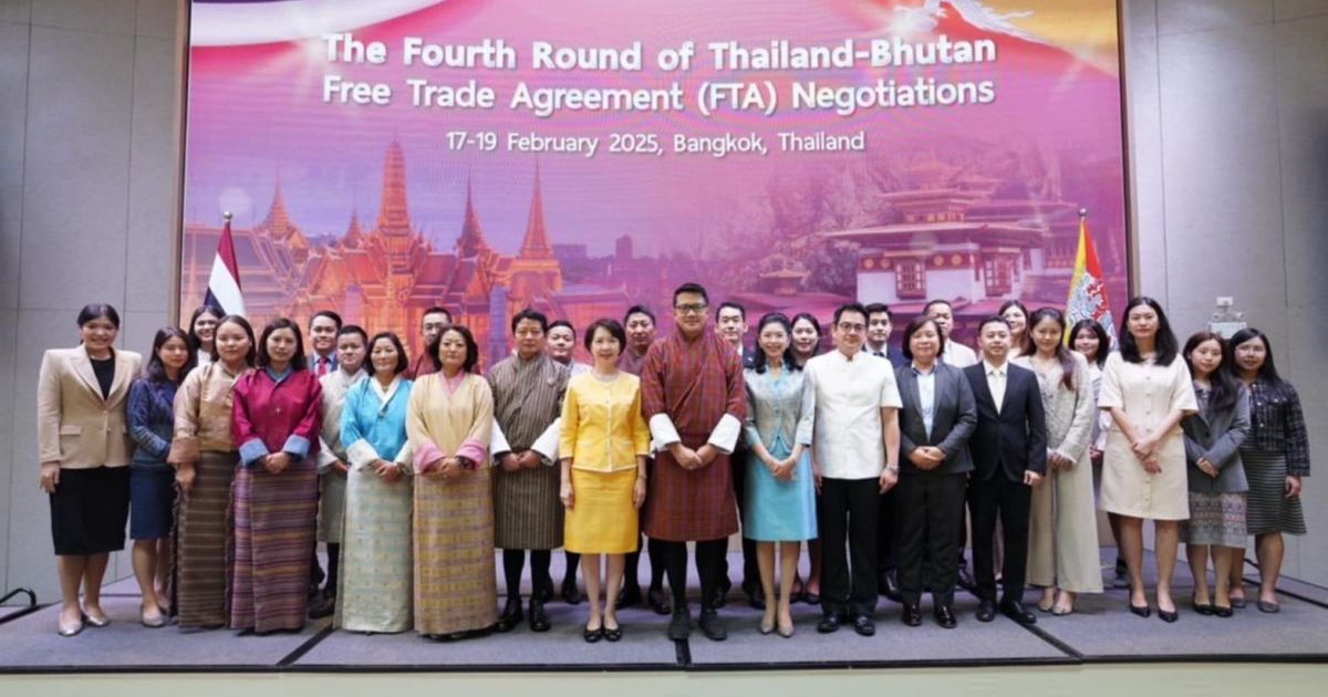 “พิชัย”แจ้งข่าวดี ปิดดีล FTA ไทย-ภูฏานแล้ว เจรจาสุดเร็วแค่ 9 เดือน ลงนาม เม.ย.นี้